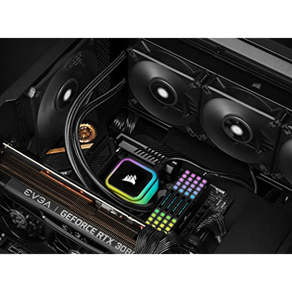 Corsair AF120 Elite, High-Performance 120mm PWM Fluid Dynamic Bearing Fan with AirGuide Technology (Low-Noise, Zero RPM Mode Support) Single Pack - Black