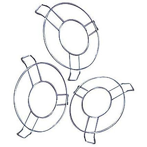 Garden Of Arts Metal Hot Pot Stand (Set of 4) Stainless Steel Heat Resistant Hot Pan/Pot Stand