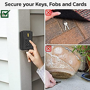 NU-SET Eyecon WiFi-Enabled Smart Lock Box Key Sharing for Home, Commercial Use, Real Estate, or Vacation Rental - Manage Access Remotely, Exclusive Feature Blockchain Secure Photo Key, 7080-3