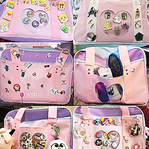 BOYOWO Japanese Bag kawaii wallet Anime Sticker tote bag ita bag crossbody kawaii stuff cute school supplies aesthetic messenger bag backpacks for woman essentials