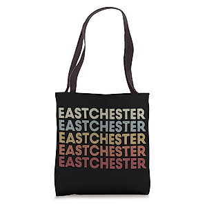 Eastchester New York Eastchester NY Retro Vintage Text Tote Bag