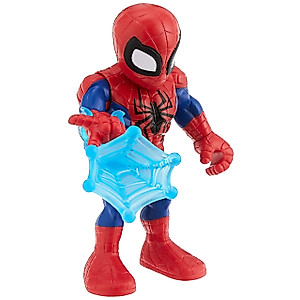 Playskool Heroes Marvel Super Hero Adventures Collectible 5-Inch Spider-Man Action Figure with Web Accessory, Toys for Kids Ages 3 and Up