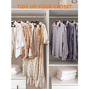 HOUSE DAY Black Velvet Hangers 60 Pack, Luxury Felt Hangers Non Slip Clothes Hangers, Space Saving Black Hanger Heavy Duty Coat Hanger, No Shoulder Bump Focked Hanger with 360° Swivel Hook for Closet