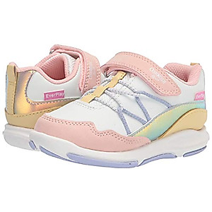 OshKosh B'Gosh Girls EverPlay Soley Sneaker, White Multi, 5 Toddler