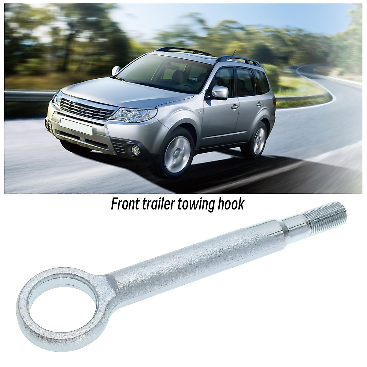 SING F LTD Front Trailer Tow Hook Replacement 57805AG00A 57801AN00A Compatible with Subaru Outback Compatible with Legacy Metal Tow Hook