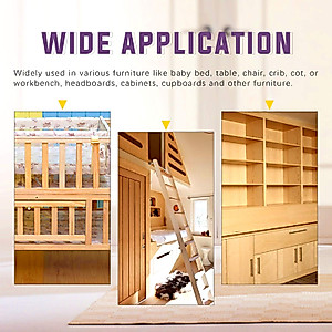 Swpeet 25Pcs M6x30mm Carbon Steel Black Hex Drive Socket Cap Bolts Barrel Nuts Assortment Kit with 1Pcs Allen Wrench, Screw Post Fit for Furniture Countsunk Belt Buckle Leather Binding Bolts