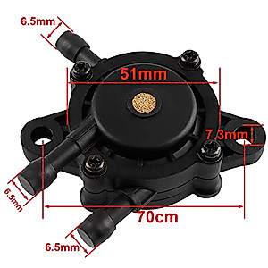 HUZTL Fuel Pump for 24 393 16-S CH17-CH25 CV17-CV25 CH730-CH740 CV730-CV740 17HP-25HP 808656 491922 JOHN DEERE LG808656 16700-Z0J-003 FH661V FD731V FH381V FH430V FH45 engine Lawn Mower