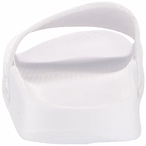 Reebok Women's Fulgere Slides Sandal, White/Skull Grey, 7