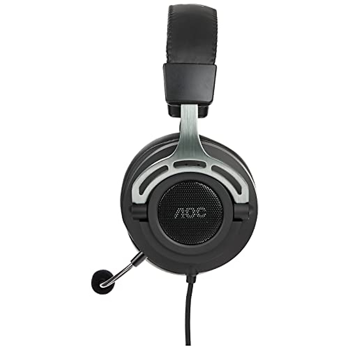AOC Gaming GH200 Wired Gaming Headset with 2.0 Stereo Sound, Built-in Detachable Microphone, Premium Protein Leather, Integrated Control Panel and 3.5 mm Cable Connection