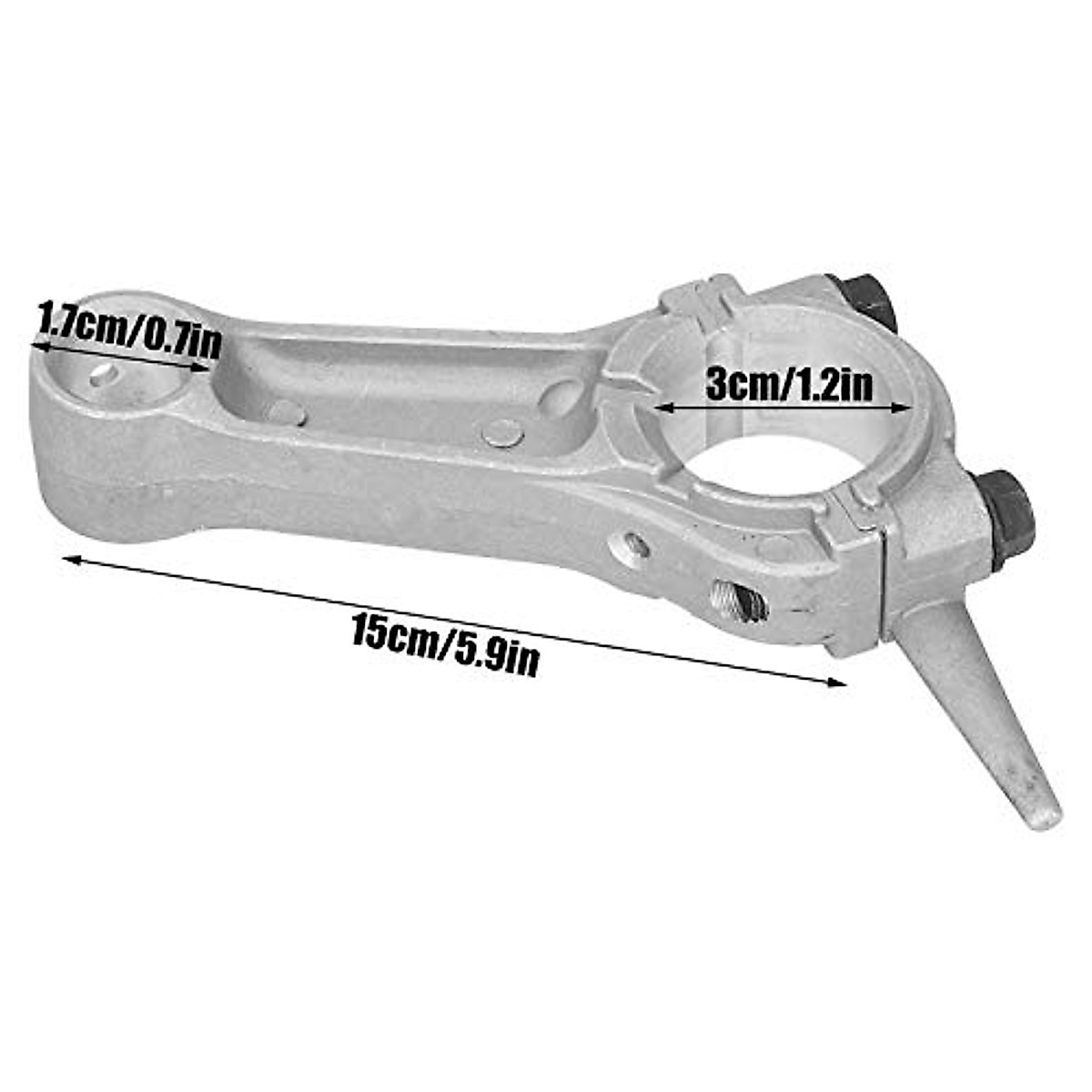 TOPINCN Crankshaft Connecting Rod Fit for 168F/GX160/GX200 22.5KW Gasoline Generator Replacement Parts 2PCS