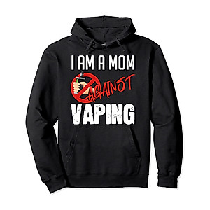 I'm A Mom Against Vaping Vaper's Club Vape Pullover Hoodie