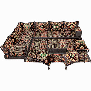 Arabic Majlis Sofa Set, Arabic Cushions, Modular Sofa, Moroccan Sofa, Furniture