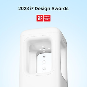 Humidifiers for Bedroom, Small Cool Mist Ultrasonic Air Humidifier Quiet for Indoor Plant Baby Nursery Adults Kids Large Room Home Office Desk, Mini Cute Anti Gravity Water Drop, Easy to Clean