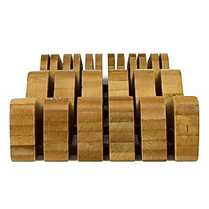 16 Knives Organic Bamboo Knife Block