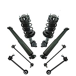 South Mud Bay Front Rear Complete Quick Loaded Strut Spring Assembly Shock Sway Kit 8pc