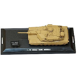 POCO DIVO US M1A2 Abrams Tank Diecast 1/72 Scale Showcase Collection Action Model