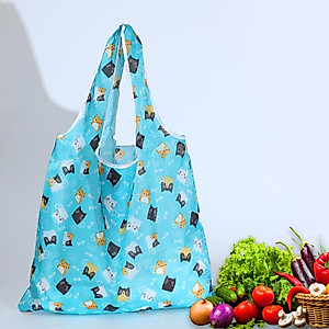 Reusable Grocery Bags,Reusable Shopping Bags,Cute Tote Bags for Grocery Shopping