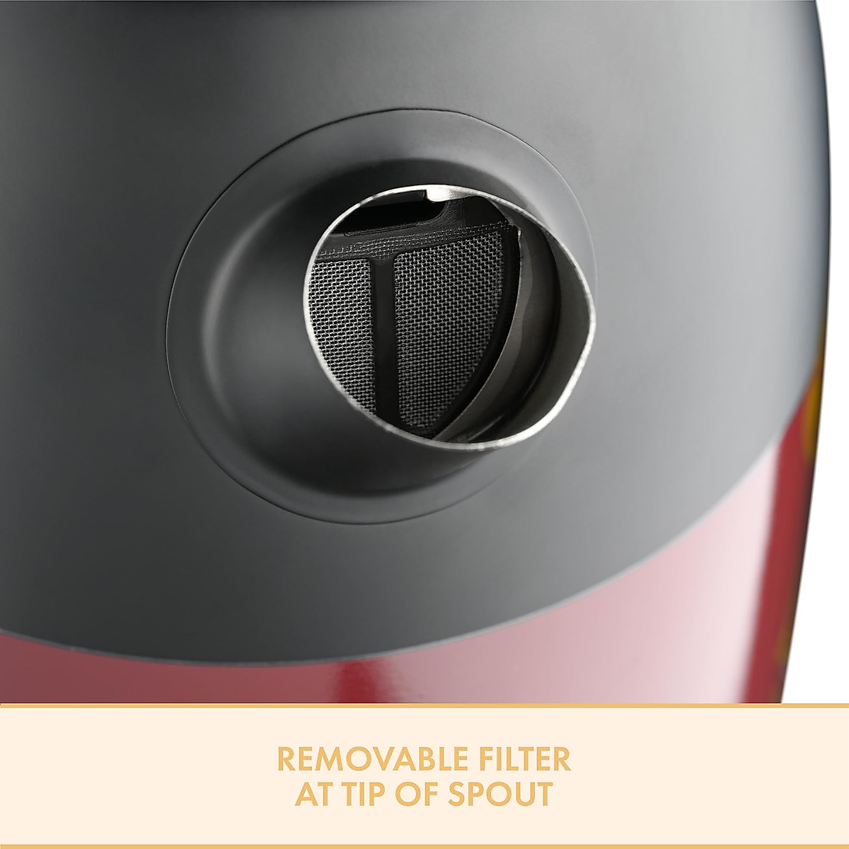 Warner Brothers Harry Potter 1.7L 1500W Electric Kettle by Select Brands - Features Water Window, Auto Shut Off, Boil Dry Protection, 360 Degree Rotating Base, Black and Gold, WBH-677KE