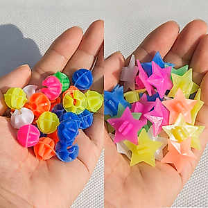 YuCool Bike Wheel spokes-180Pcs Colorful Star Bicycle Spokes,Bike Decorations Wheel Spokes Bead,Bike Accessoriess for Kids