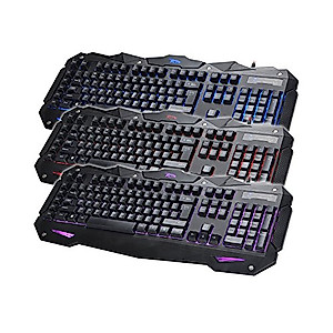 iMicro COBRA 110-Key LED Backlit USB Gaming Keyboard (IM-KBCOBV8)