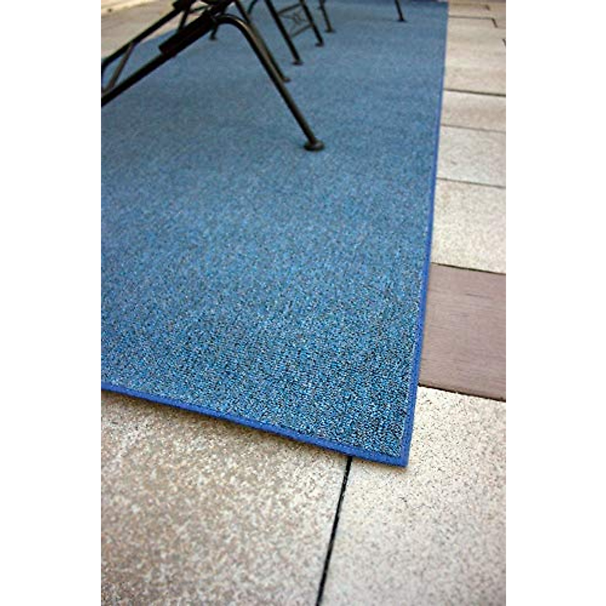 KOECKRITZ 2.5'X9' Runner - Cobalt - Indoor/Outdoor Area Rug Carpet, Runners & Stair Treads with a Premium Nylon Fabric Finished Edges