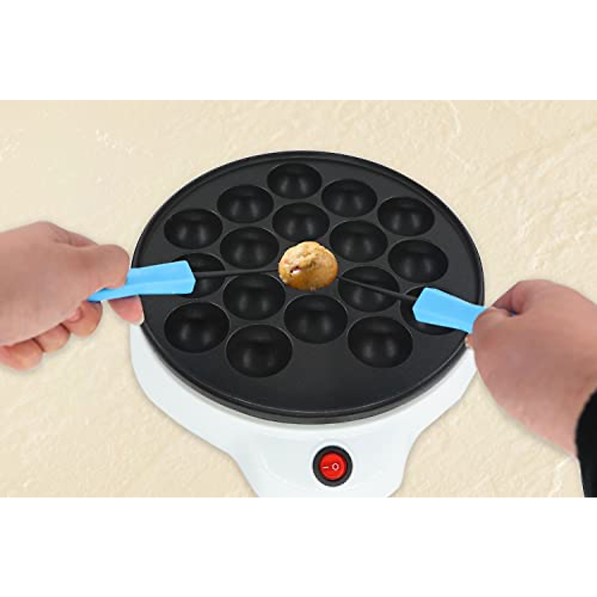 Takoyaki Maker with 2 Soft Type Takoyaki Picks by StarBlue