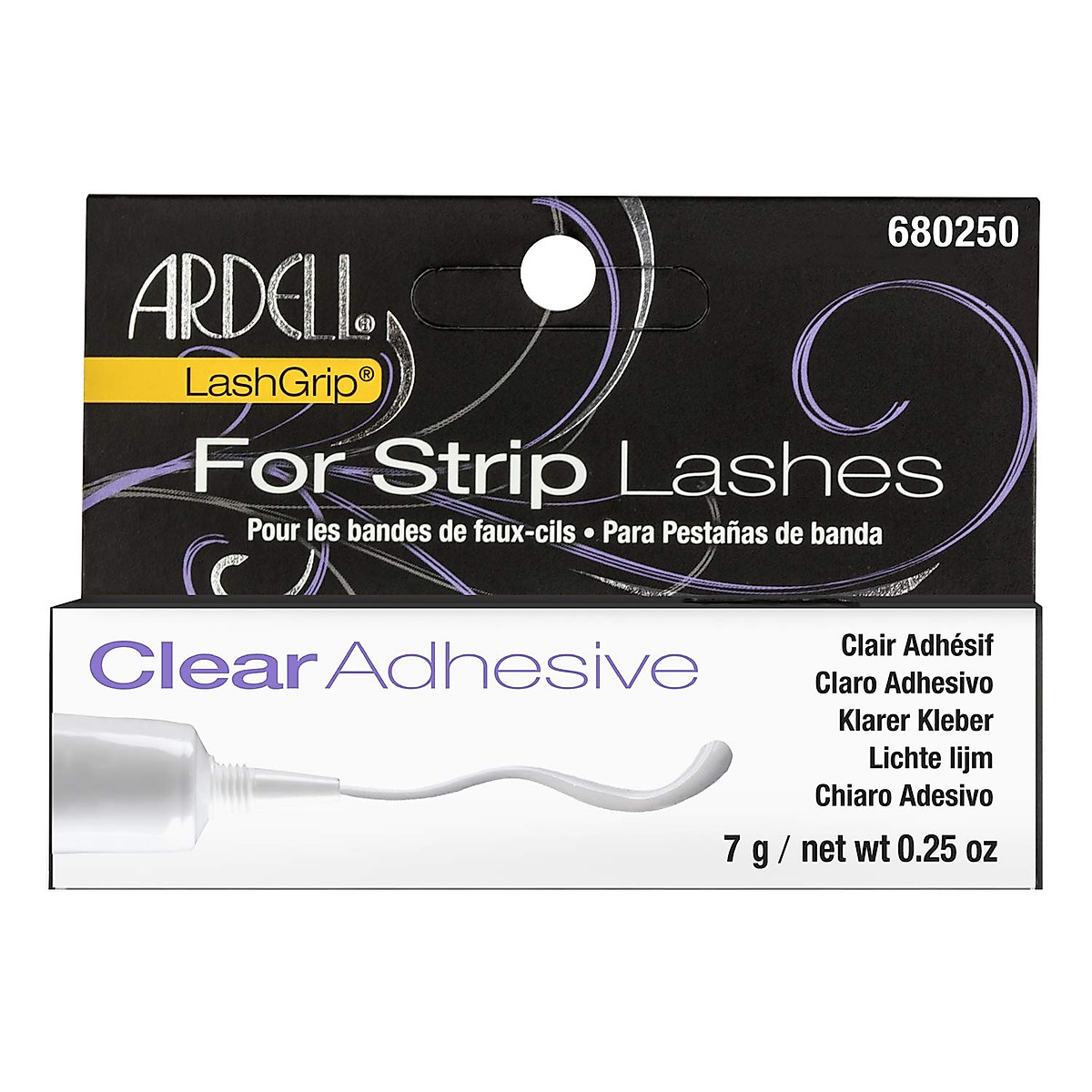 Ardell LashGrip Clear Adhesive for Strip Lashes, 0.25 oz