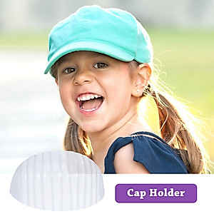 DEARMAMY Hat Insert Caps Liners:25pcs Support Baseball Hat Shaper Storage Inserts Plastic Hat Inner