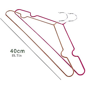 Clothes Hangers Color Stainless Steel Rubber Hangers for Clothes Poles Non-Slip Drying Racks Drying Racks Outdoor Drying Racks 10pcs Hanger Space Saver (Color : B)