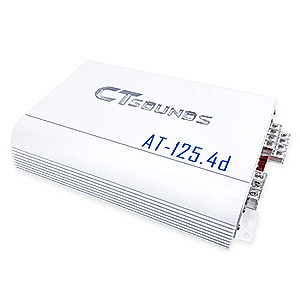 CT Sounds ATv2-125.4D 4-Channel 800-Watt Class D Competition Car Amplifier