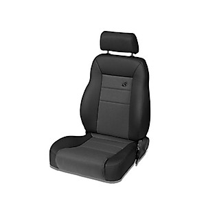 Bestop 3946115 Black Denim Trailmax II Pro Front Seats - Jeep 1976-2006 CJ7 & Wrangler