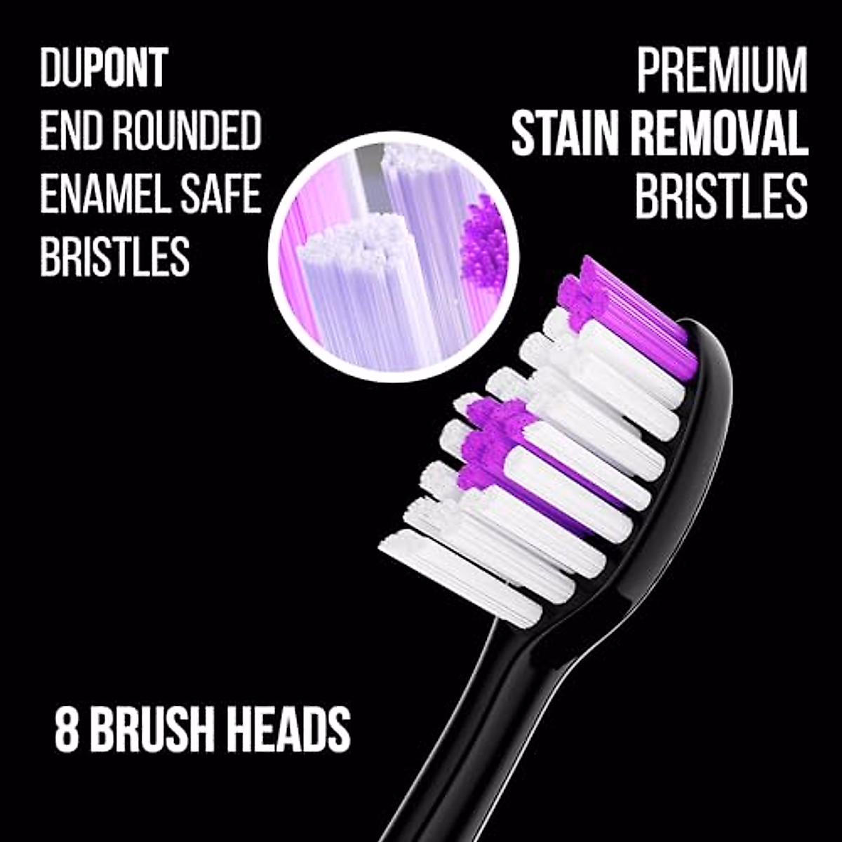 Acteh Sonic Electric Toothbrush Dual Set 5 Modes Smart Timer Long Lasting Battery 2-Toothbrush Set