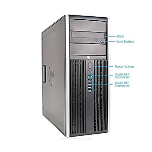 HP Desktop Computer Compaq Pro 6200 MT Intel Core i3-2100 3.10GHz 4GB Ram 250GB Hard Drive DVD+RW Windows (Renewed)