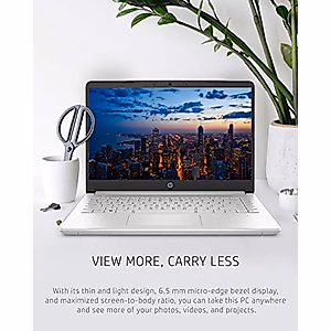 HP 14 Laptop, 11th Gen Intel Core i3-1115G4, 4 GB RAM, 128 GB SSD Storage, 14-inch Full HD Display, Windows 10 in S Mode, Long Battery Life, Fast-Charge, Thin & Light Design (14-dq2020nr, 2021)