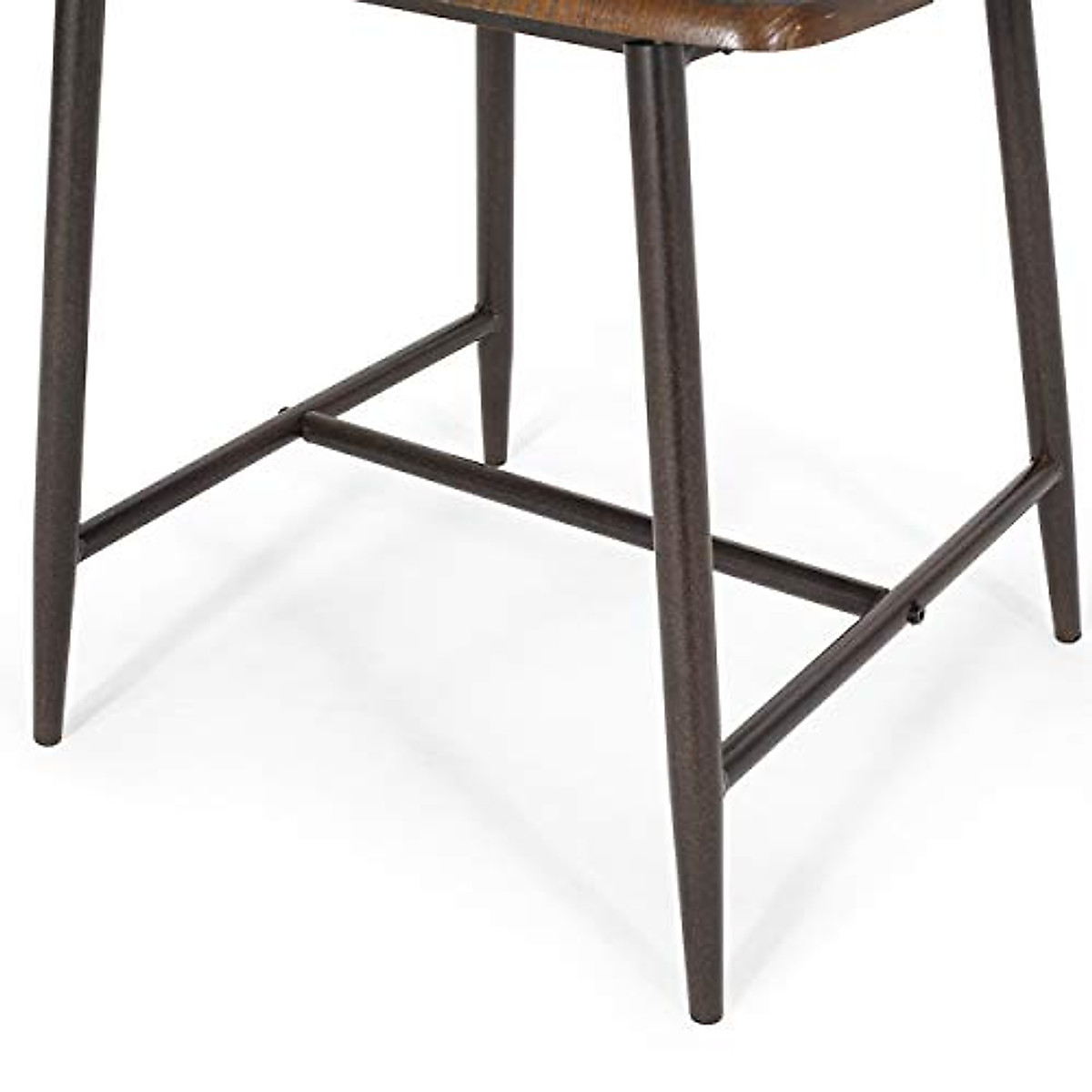 Christopher Knight Home Gessling Dining Chair Sets, Dark Brown + Black + Espresso