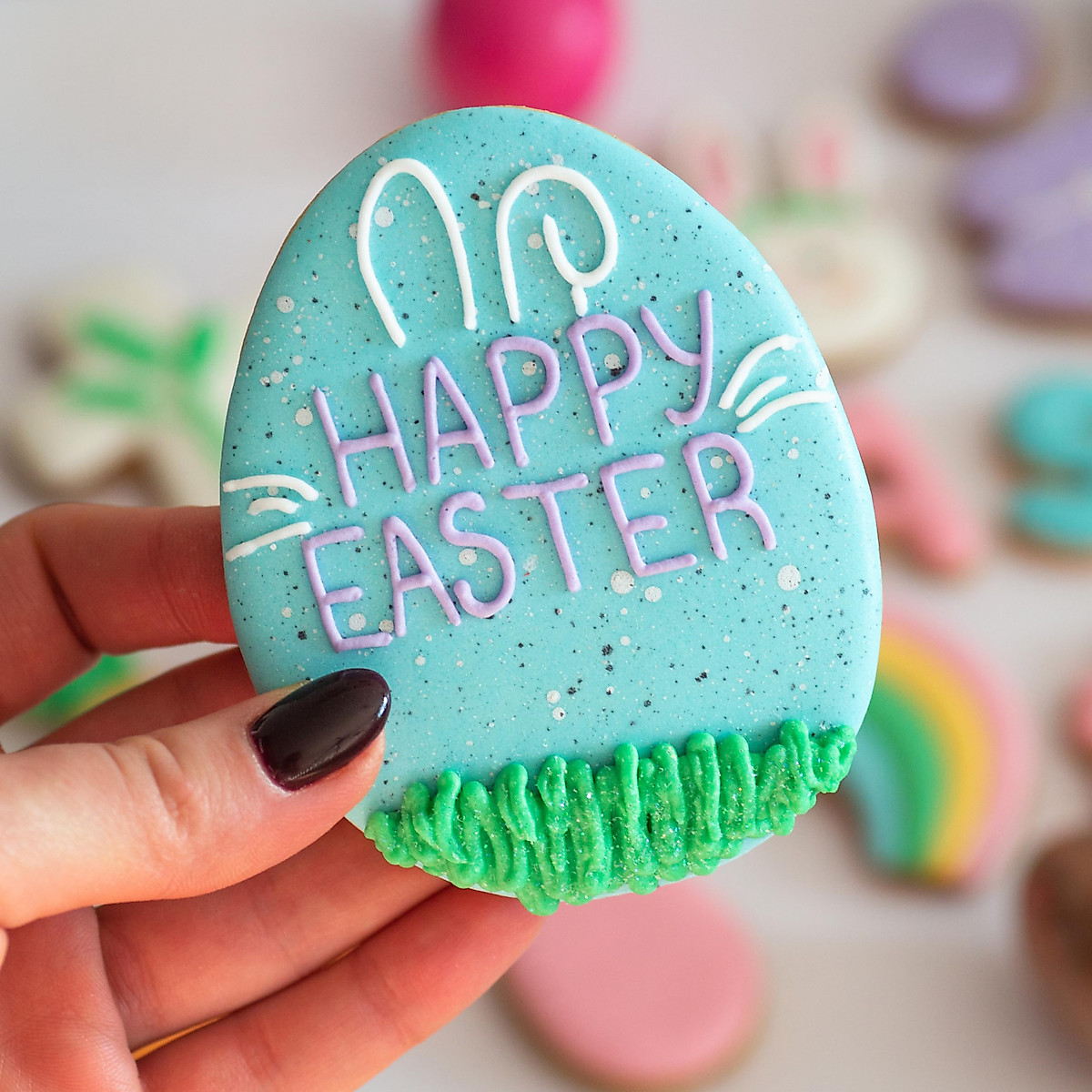 Pieces Easter Cookie Cutters, 3.54" 3.35" 3.2" Egg Cute Bunny Rabbite Shapes Cookie Cutters Stain Steel Sets Holiday Themed Party Supplies