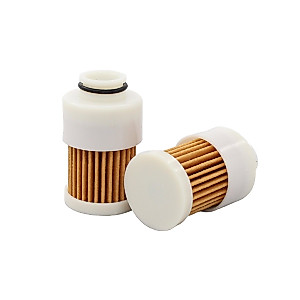 MOTOKU 2 Pack 68V-24563-00-00 Fuel Filter Element for Yamaha 2000-2004 75 Bodensee 90 HP 115 EFI Outboard F50 F60 F75 F90 F115 4 Stroke Replaces for Mercury Marine 881540 Sierra 18-7979