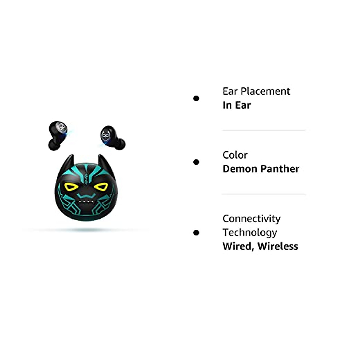 Instiwitt Bluetooth Earbuds,Kids Wireless Ear Bud with Cute Charging Case, Waterproof Stereo Wireless Earphone with Micphone for Workout Sport,Bluetooth 5.1 Headphones for iPhone and Android as Gift