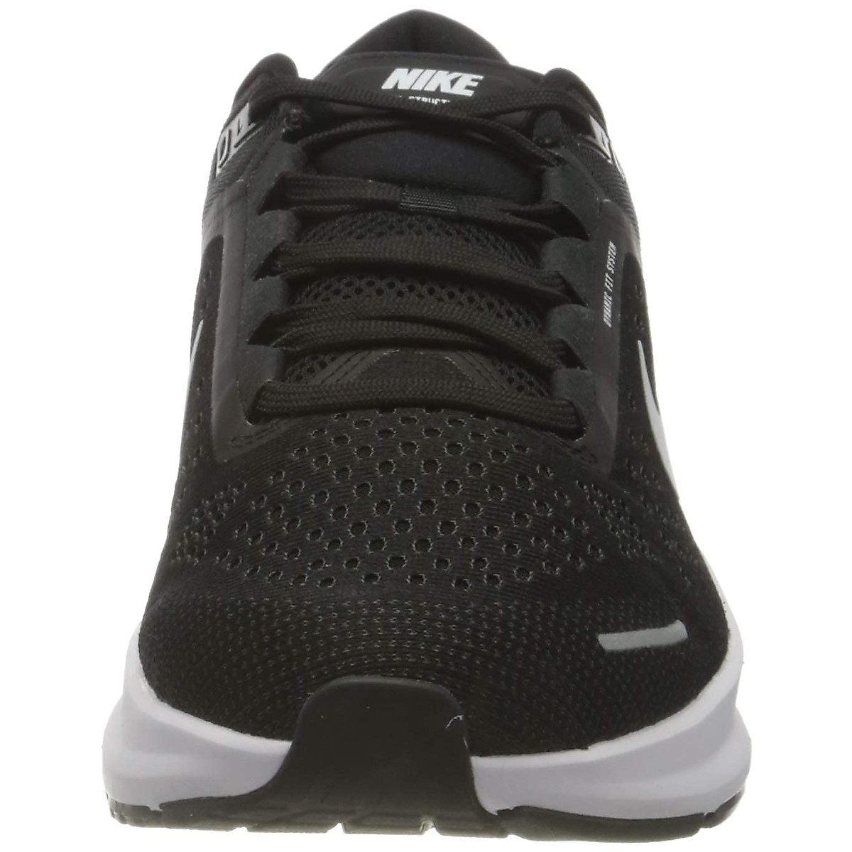 Nike Men's Air Zoom Structure 23 Trail Running Shoe, Black White Anthracite, 11.5