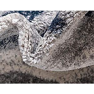 Rugs.com Charleston Collection Rug – 8' x 10' Gray Low-Pile Rug Perfect for Living Rooms, Large Dining Rooms, Open Floorplans