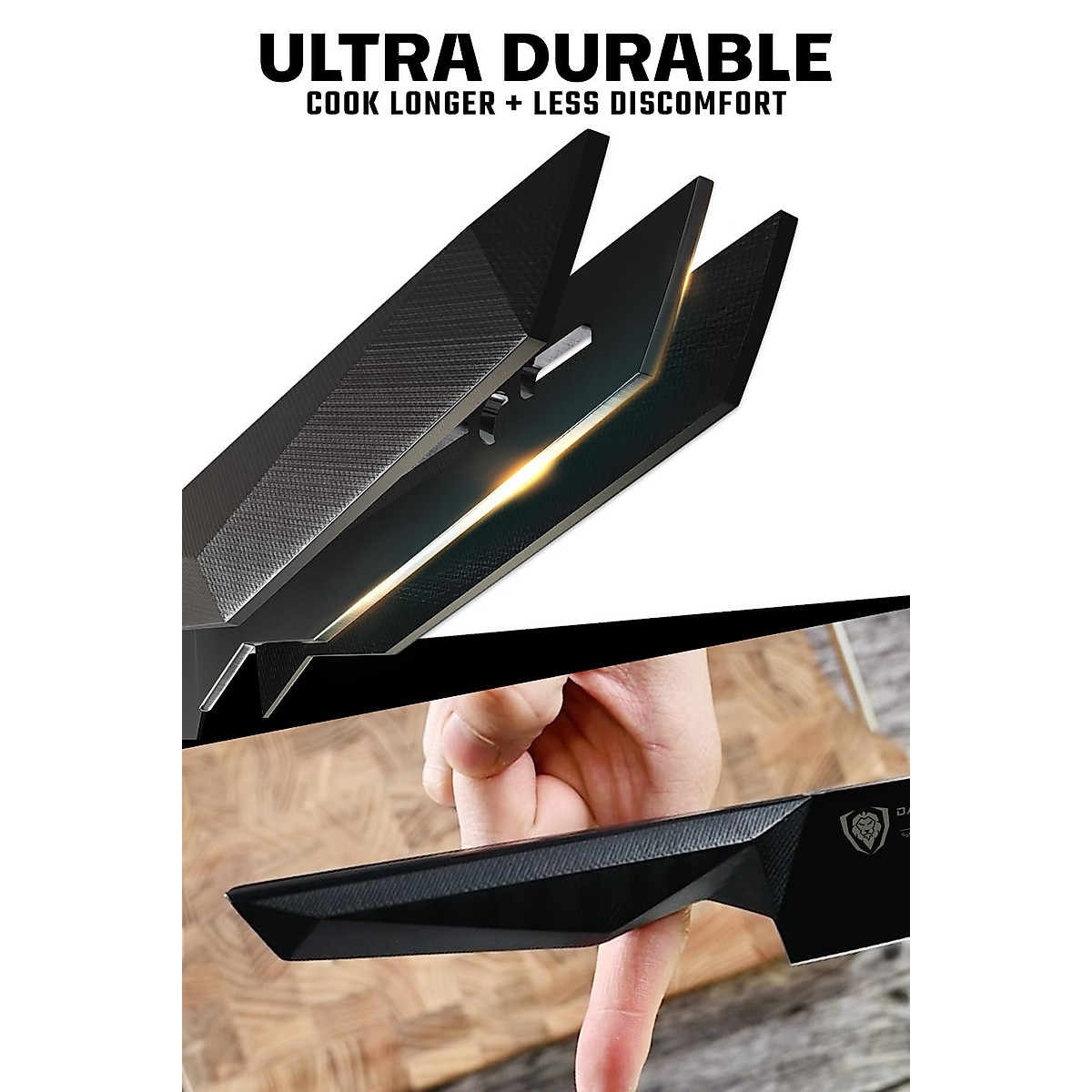 Dalstrong Chef Knife - 6 inch - Shadow Black Series - Black Titanium Nitride Coated - Razor Sharp Kitchen Knife - High Carbon 7CR17MOV-X Vacuum Treated Steel - Sheath - Chef's Knife - NSF Certified