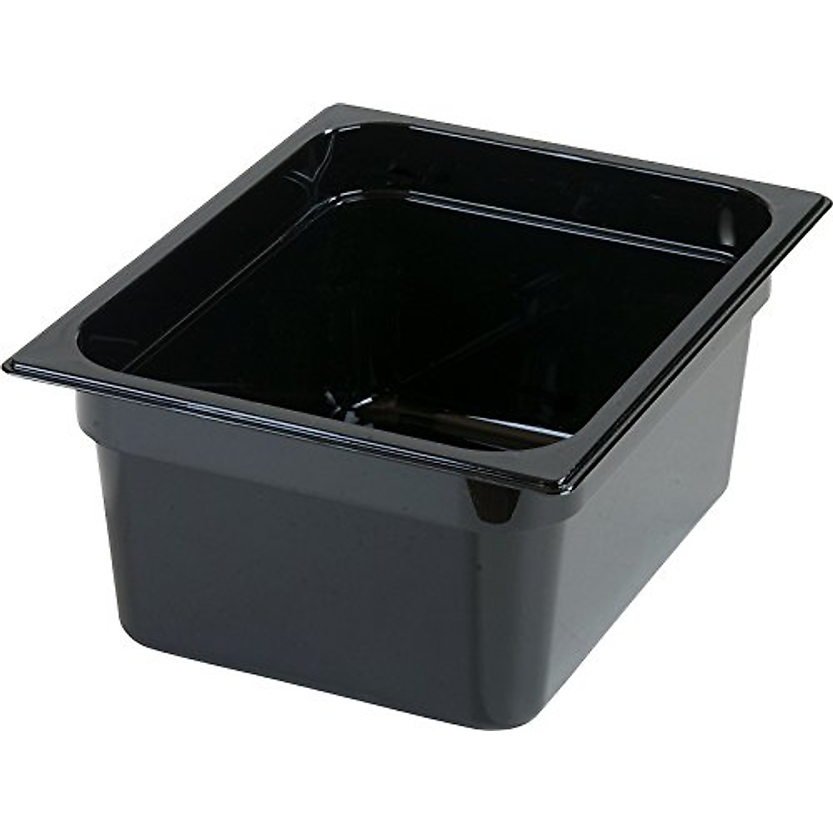 Carlisle FoodService Products 10222B03 StorPlus Half Size Polycarbonate Food Pan, 6" Deep, Black