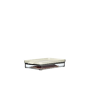 Mepal, Omnia Food Storage Box with Lid for Salami, Cold Cuts, Turkey, Bologna, Deli and Luncheon Meat, BPA Free, Nordic White, 500ml | 17oz, 1 Count