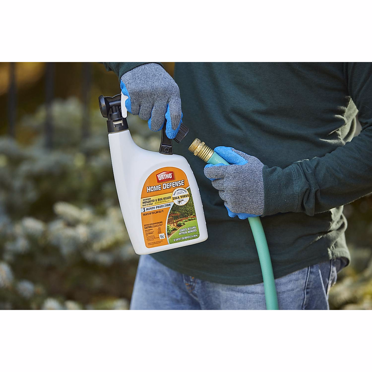 Ortho Home Defense Backyard Mosquito and Bug Killer Ready-To-Spray For Insects, 32 oz.