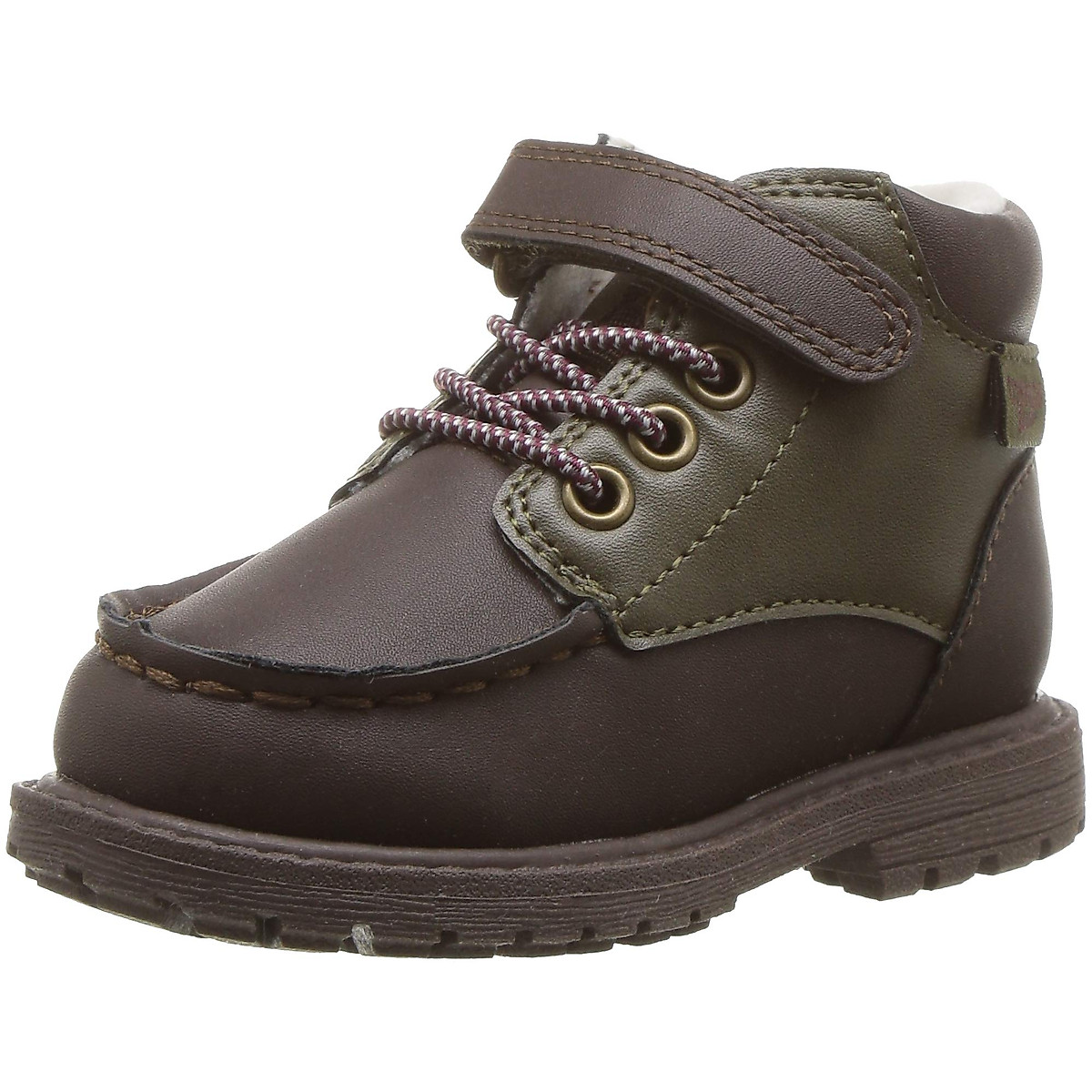OshKosh B'Gosh Boys' Haslett Ankle Boot, brown, 10 M US Toddler
