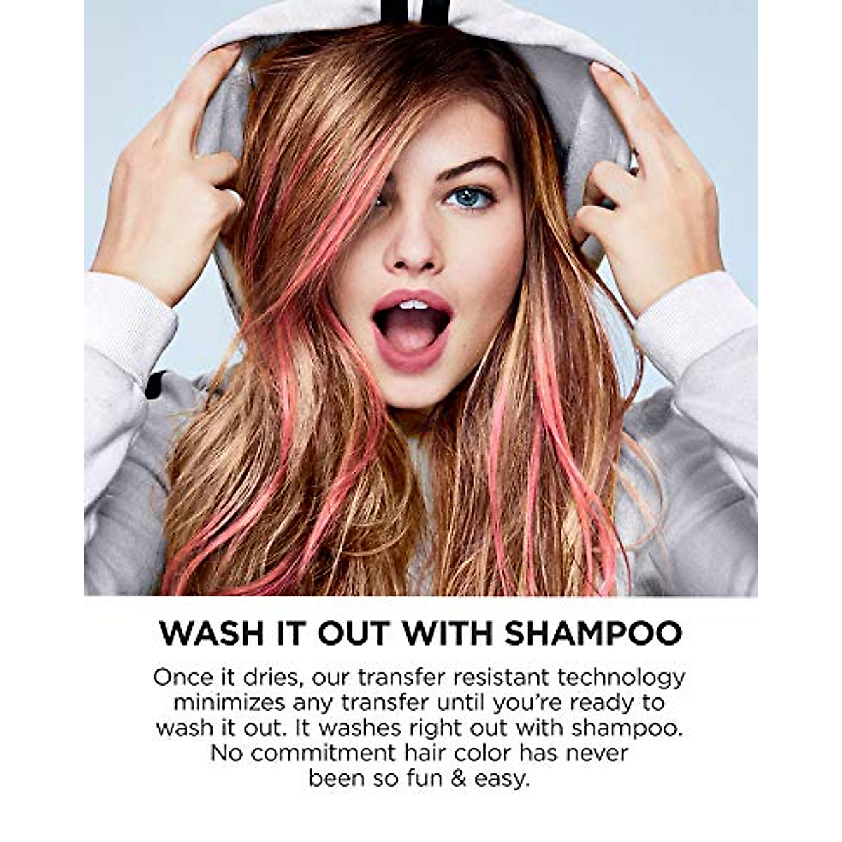 L’Oréal Paris Hair Color Colorista Makeup 1-day for Blondes, Silverblue600, 1 Fluid Ounce