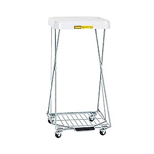 R&B Wire™ 697 Multi-Purpose Rolling Wire Hamper with Foot Pedal