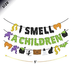 I Smell Children Banner I Smell a Child Banner for Hocus Pocus Halloween Party Halloween Baby Shower Decorations