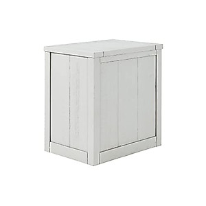 Martin Svensson Home Monterey White Stain 2 Drawer Fingerprint Lock File Cabinet