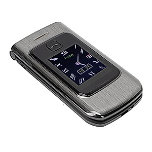 Luqeeg Dual SIM Flip Cell Phone with Dual Screen, 2G Unlocked Flip Phone, Big Button, SOS Function, 4800mAh Battery, LED Flashlight & Loud Sound, Senior Flip Phone for Elderly, Kids